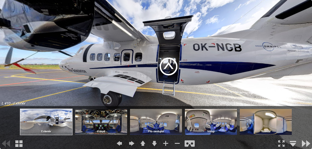 Naše L 410 NG v 3D modelu - OMNIPOL a.s.